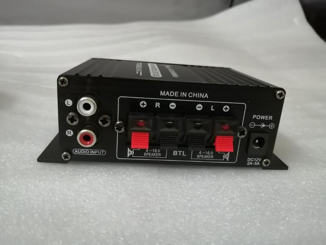 Mini Hi Fi Audio Amplifier, Audio, Other Audio Equipment on Carousell