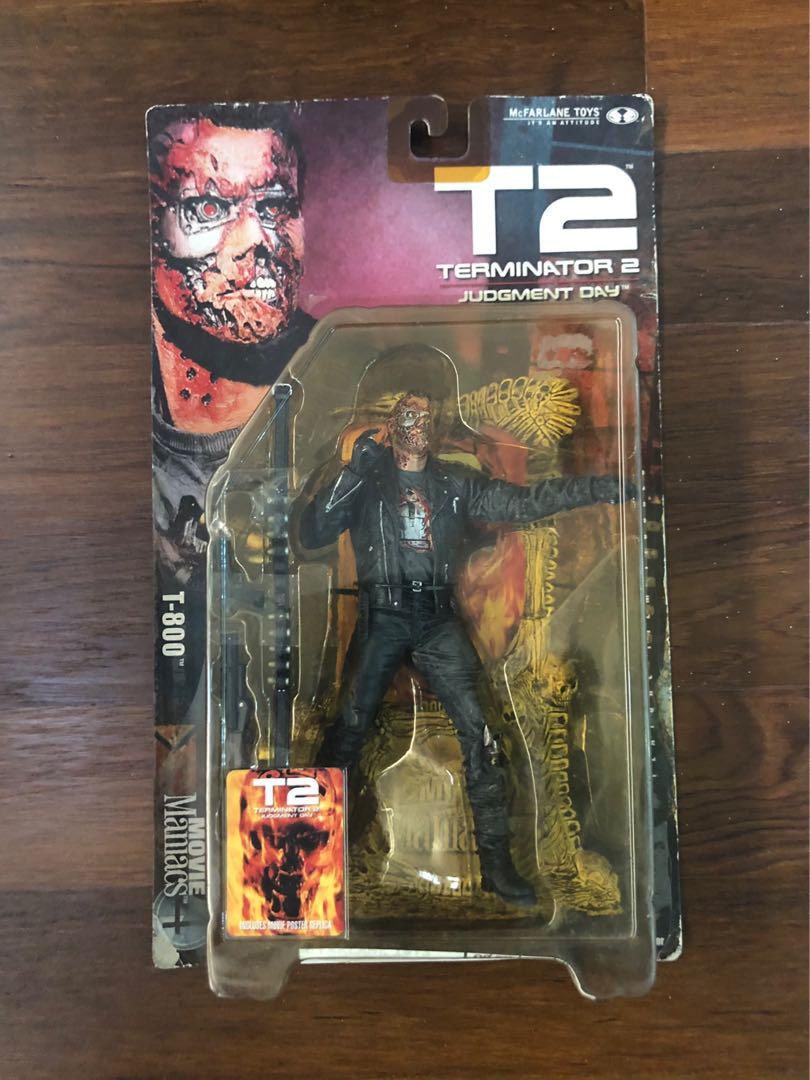 McFarlane Toys Movie Maniacs Terminator 2 T-800, Hobbies & Toys, Toys ...
