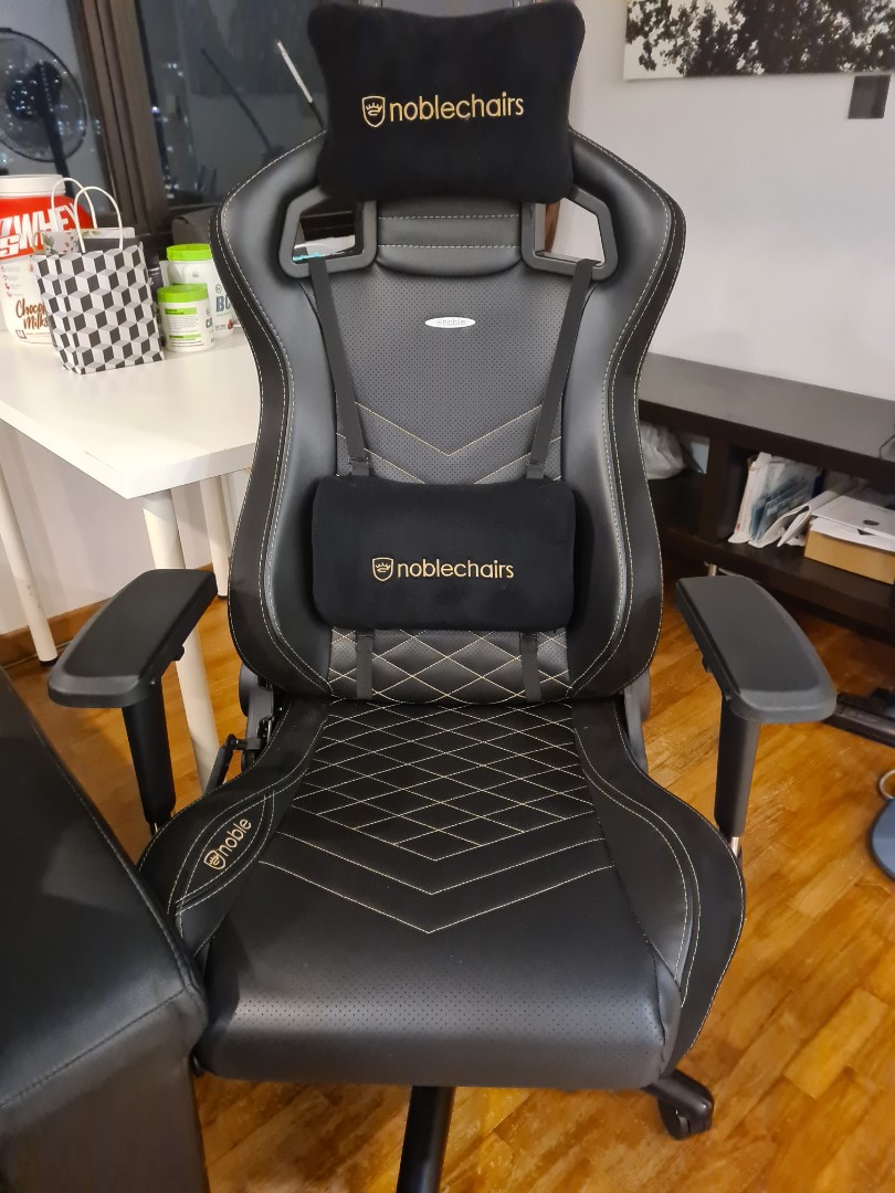NOBLEChairs Epic Gaming Computer Chair, Furniture & Home Living ...