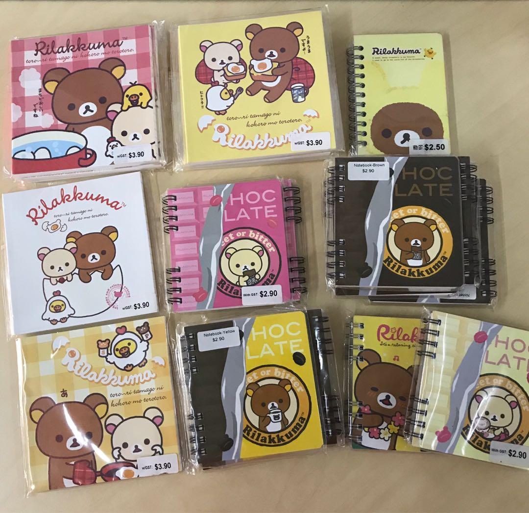 Notepad / Note book / writing book Rilakkuma, Everything Else on Carousell