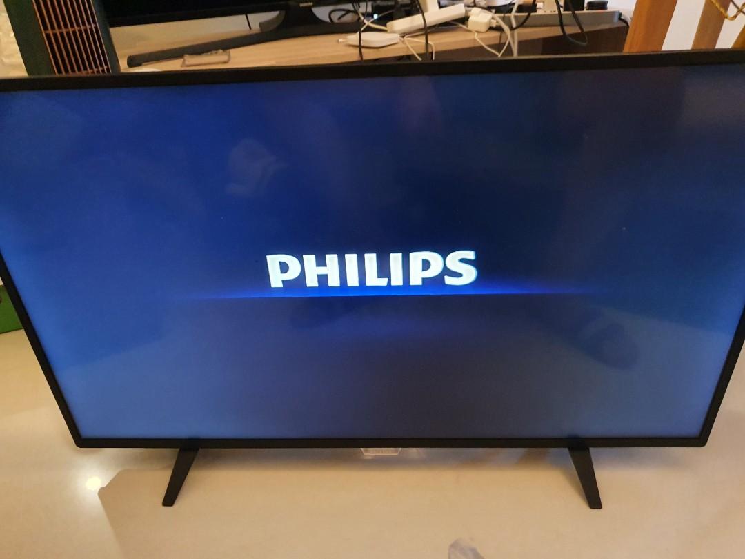 Philips 43'' Full HD Smart Slim LED TV PFT6100/98, TV & Home Appliances ...