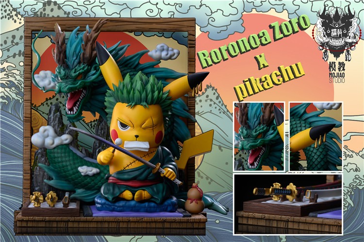 [PO] MO JIAO STUDIO - POKEMON PIKACHU COSPLAY RORONOA ZORO STATUE ...