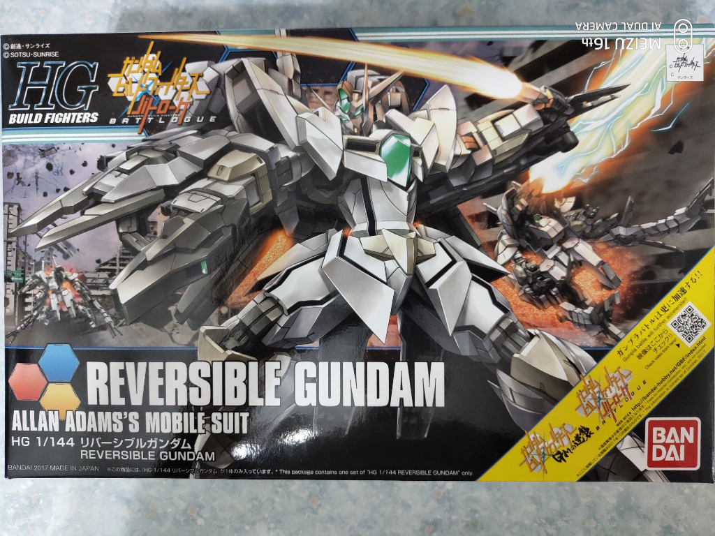 Reversible Gundam (HGBF) (Gundam Model Kits), 興趣及遊戲, 玩具 & 遊戲類 - Carousell