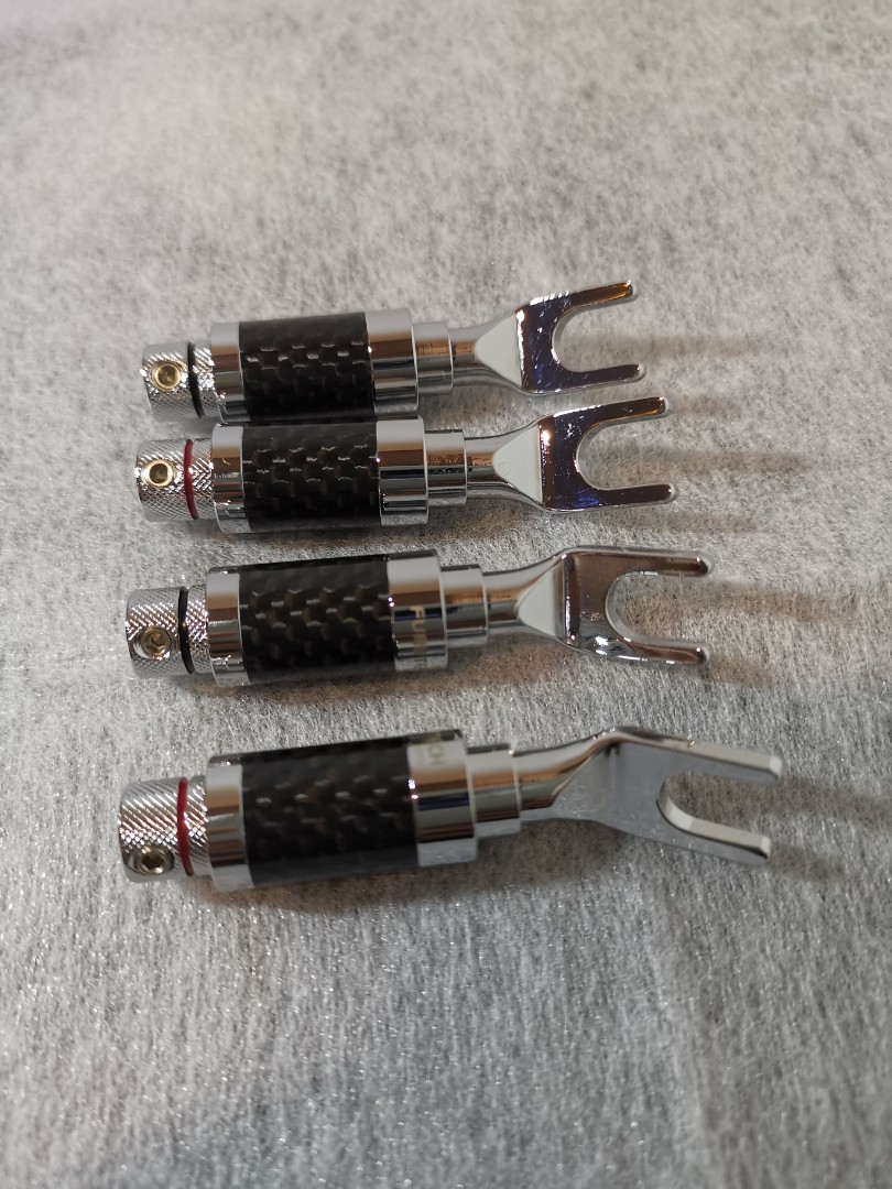 Rhodium , carbon , banana plug , spad ，audiophile, Electronics, Audio ...