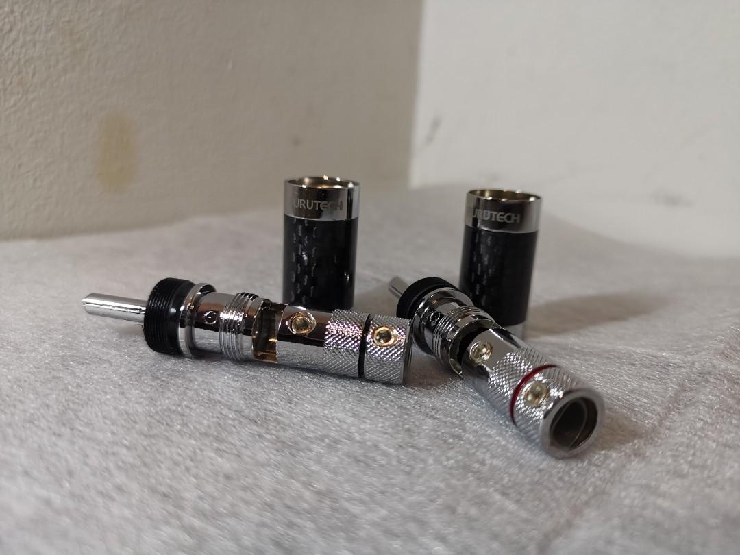 Rhodium , carbon , banana plug , spad ，audiophile, Electronics, Audio ...
