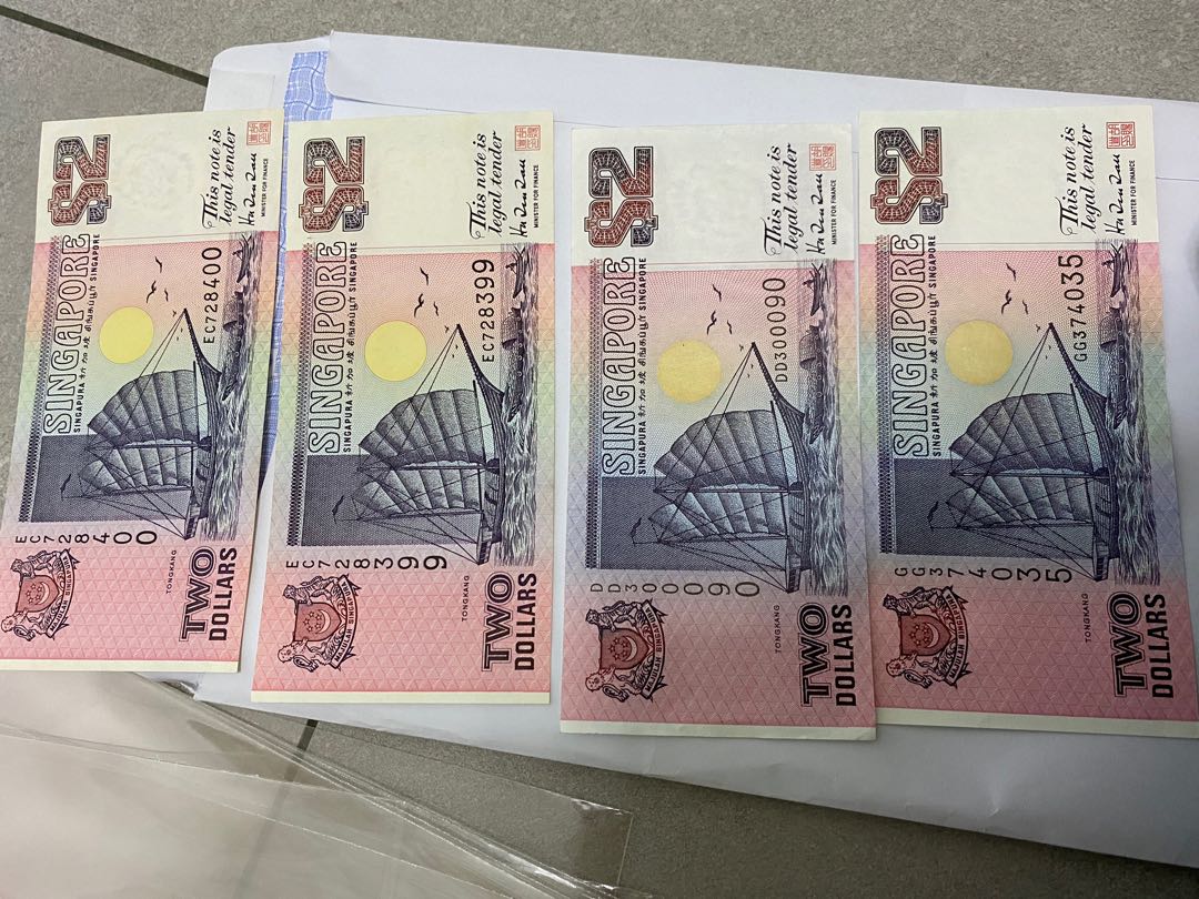 Sgd 2 old notes ship, Hobbies & Toys, Memorabilia & Collectibles ...