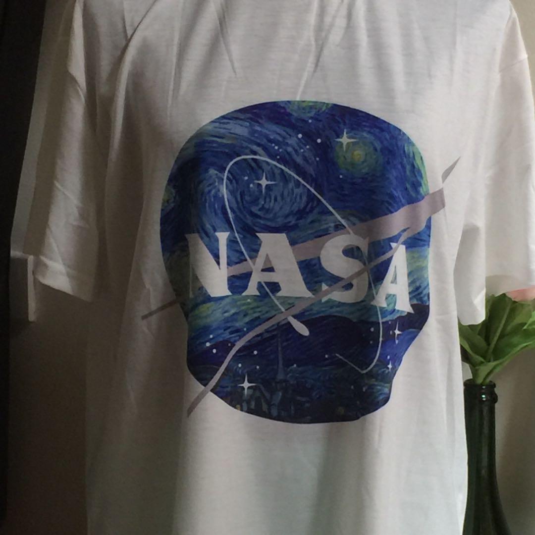 SHEIN Oversized NASA Starry Starry Night Tee, Women's Fashion, Tops ...