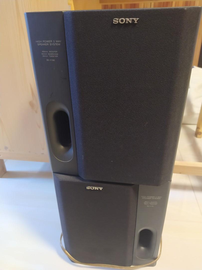 Sony High Power 3Way Speaker System SS-H190 新力擴音器 made in Japan, 音響器材 ...