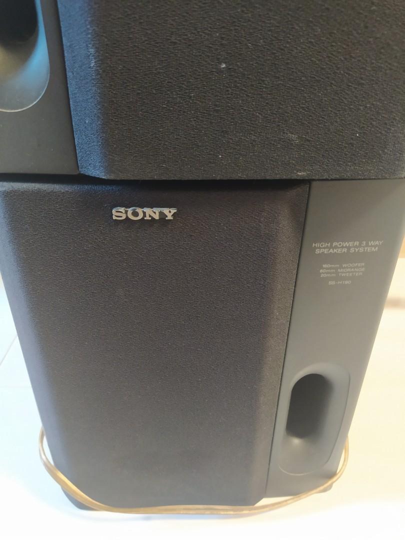 Sony High Power 3Way Speaker System SS-H190 新力擴音器 made in Japan, 音響器材 ...