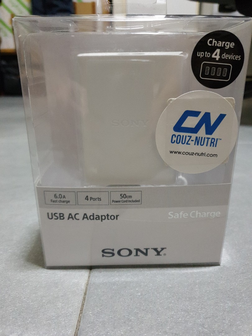 Sony USB AC Adaptor CP-AD2M4 with 4 Ports, Mobile Phones & Gadgets, Mobile & Gadget Accessories ...