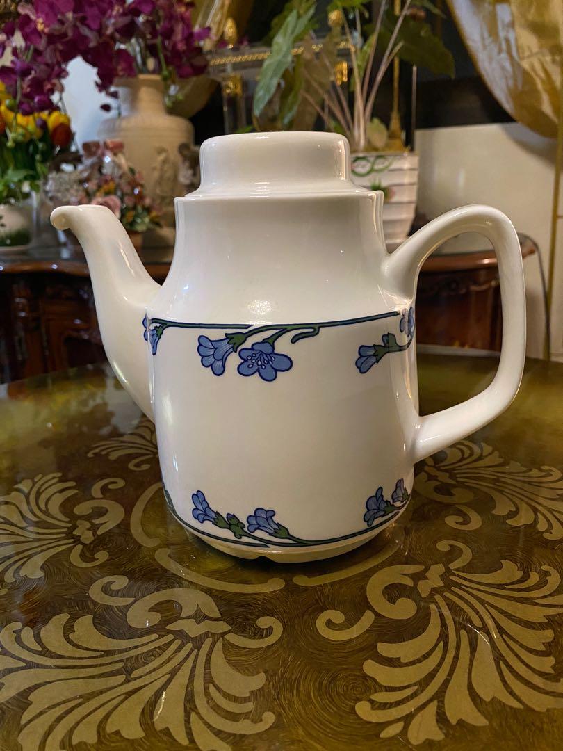 Repriced ️Swedish Vintage Rare Ingrid Rorstrand Teapot with Blue ...