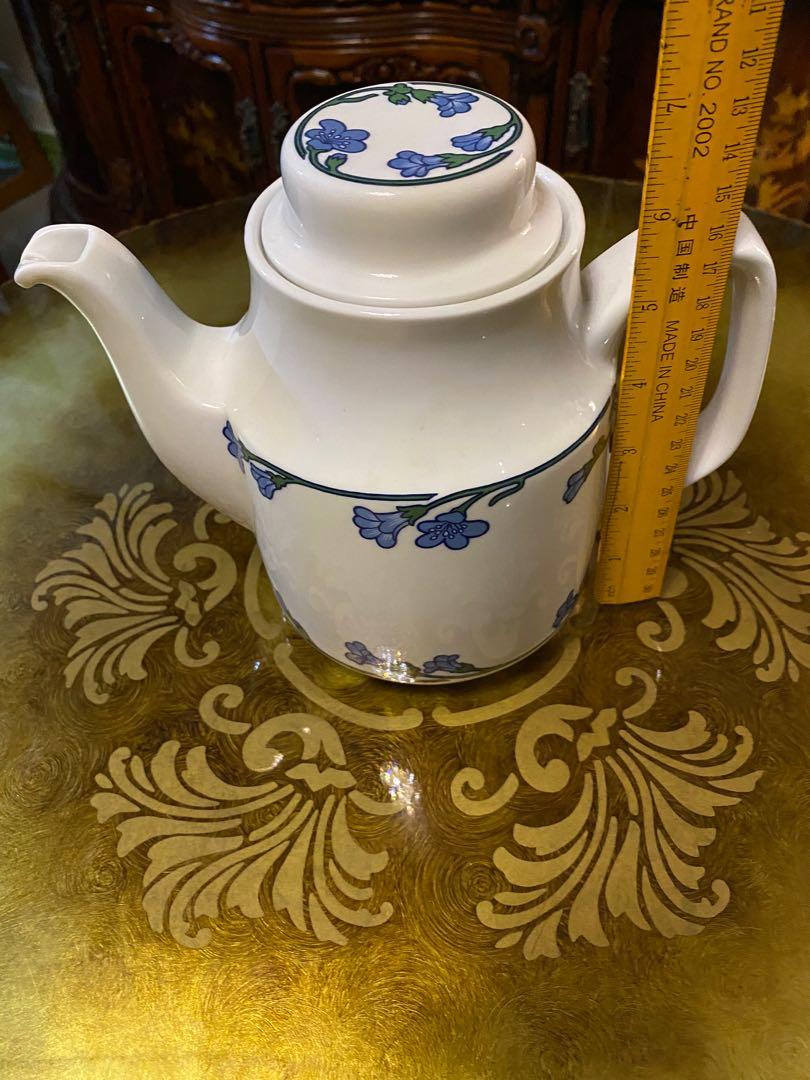 Repriced ️Swedish Vintage Rare Ingrid Rorstrand Teapot with Blue ...