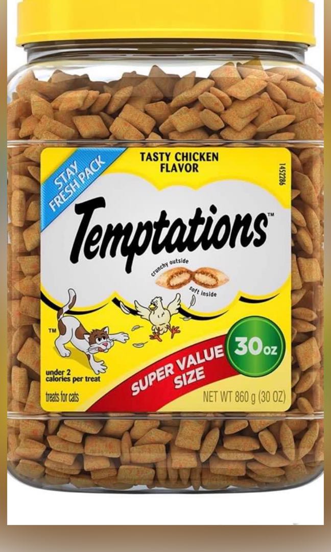 Temptation - Chicken Flavour, Pet Supplies, Pet Food on Carousell