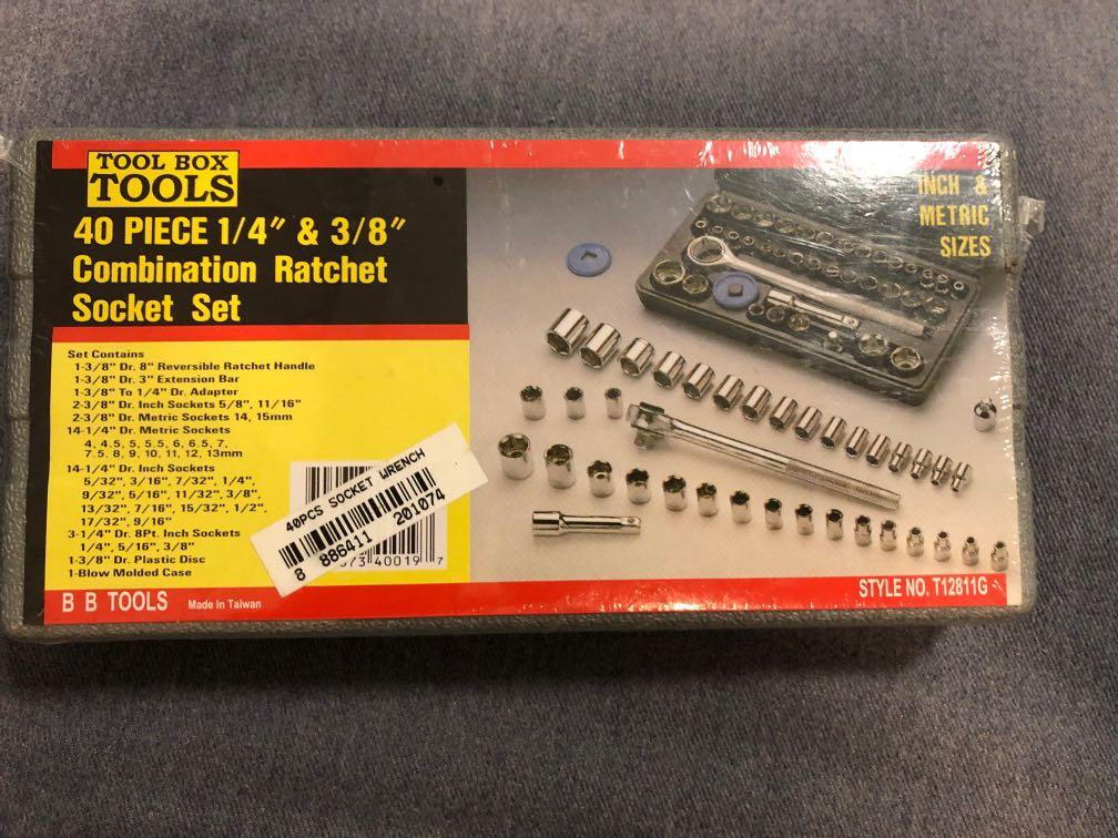 Tool box - combination ratchet (40 piece), Furniture & Home Living ...