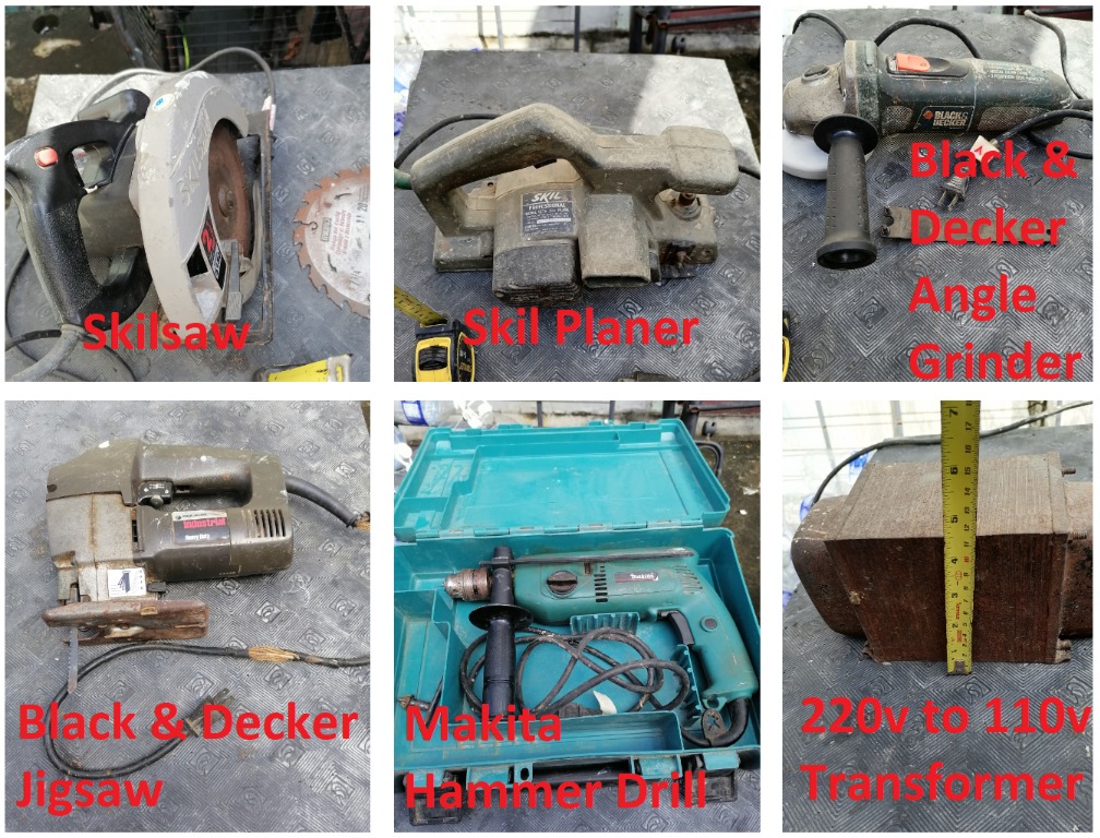 Used 110V power tools US/JAPAN made - industrial grade / heavy duty ...