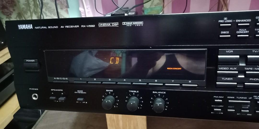 Yamaha RX-V592 5.1 channel Av Receiver, Audio, Soundbars, Speakers ...