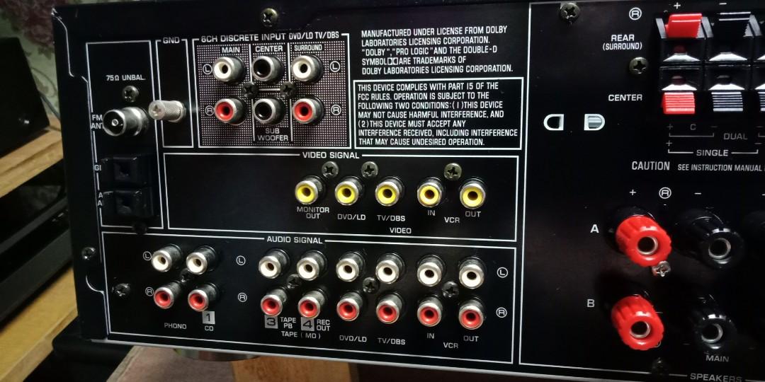 Yamaha RX-V592 5.1 channel Av Receiver, Audio, Soundbars, Speakers ...