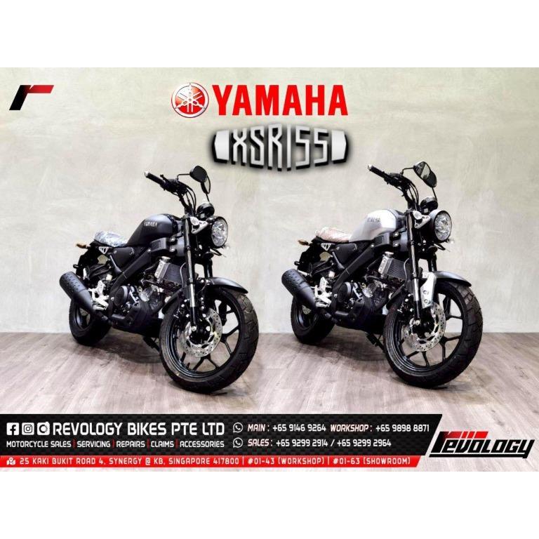 YAMAHA XSR 155 MATTE BLACK/SILVER NEW FOR SALE XSR 155, Motorcycles ...