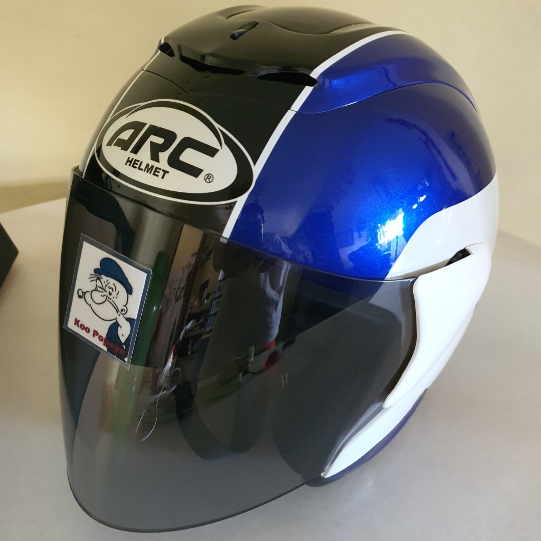 ARC AR1 TAIRA HELMET BLUE COLOR, Motorcycles, Motorcycle Accessories on ...