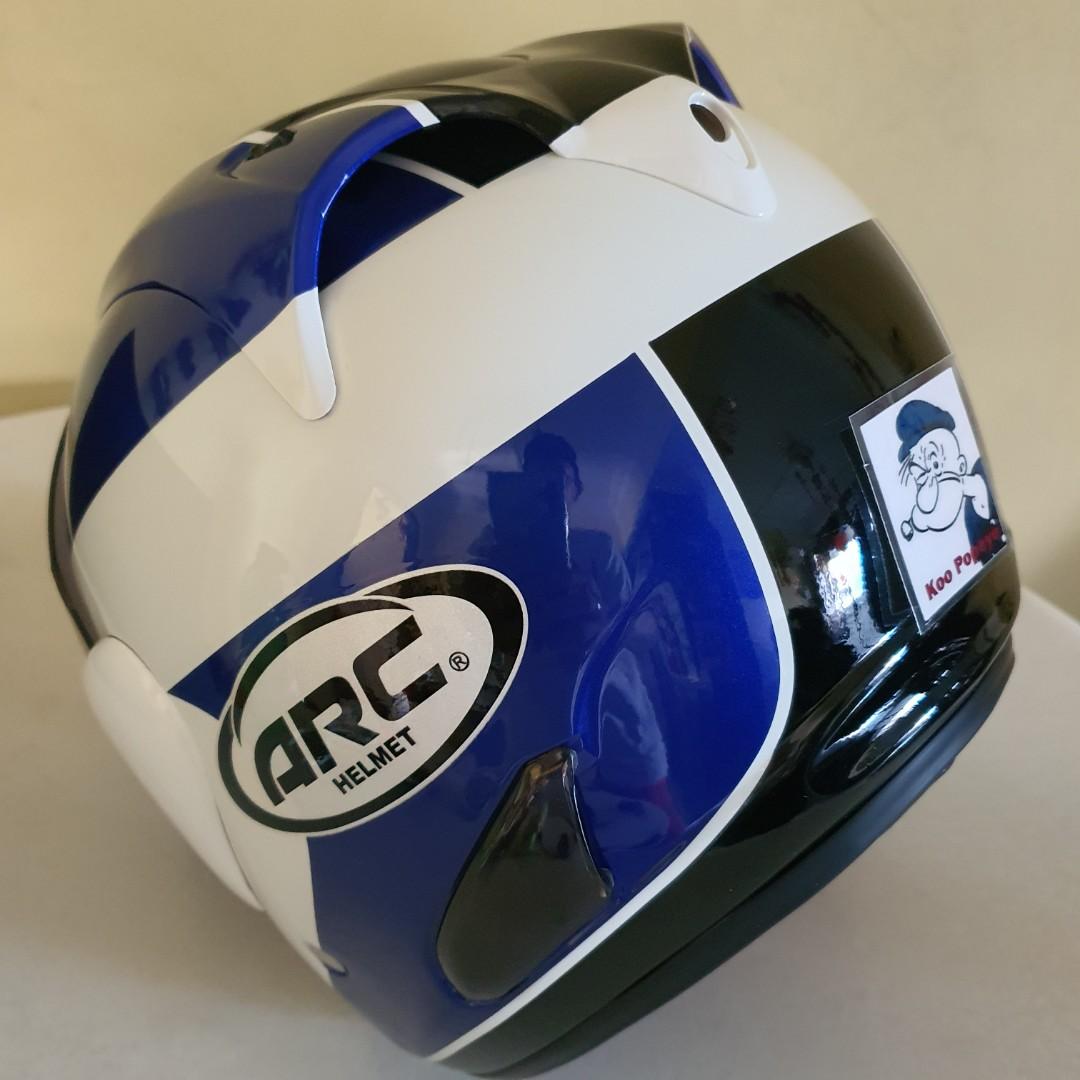 ARC AR1 TAIRA HELMET BLUE COLOR, Motorcycles, Motorcycle Accessories on ...