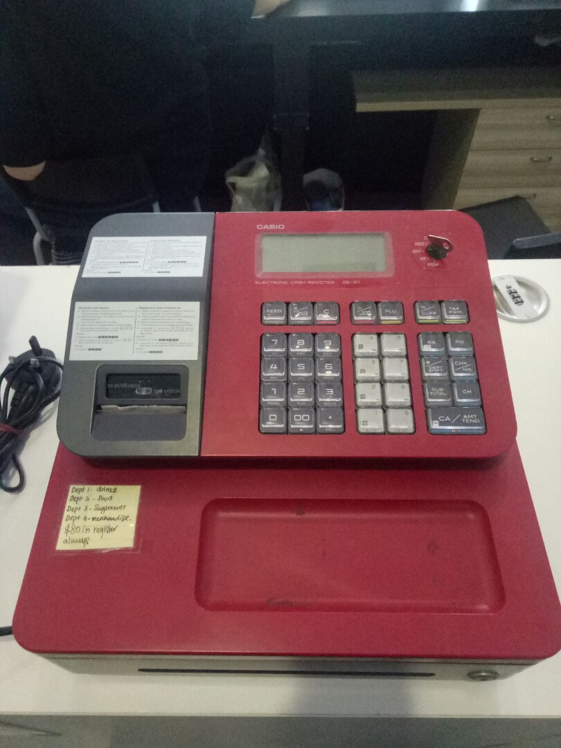 Casio SE-G1 Cash register/receipt bundle, Mobile Phones & Gadgets ...