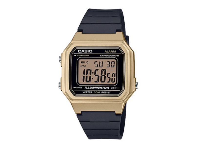 Casio Illuminator Series W217 Digital Quartz W217HM-9A Gold Watch W ...