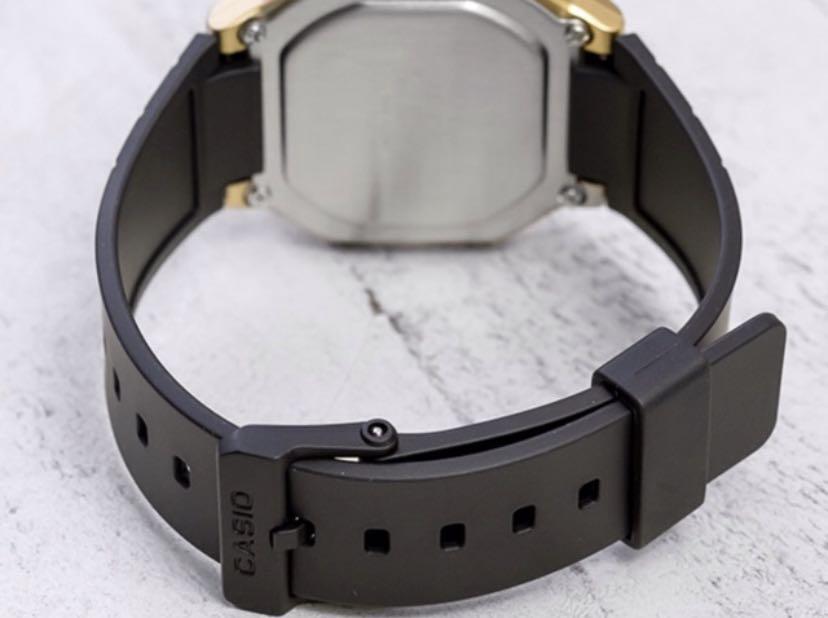 Casio Illuminator Series W217 Digital Quartz W217HM-9A Gold Watch W ...