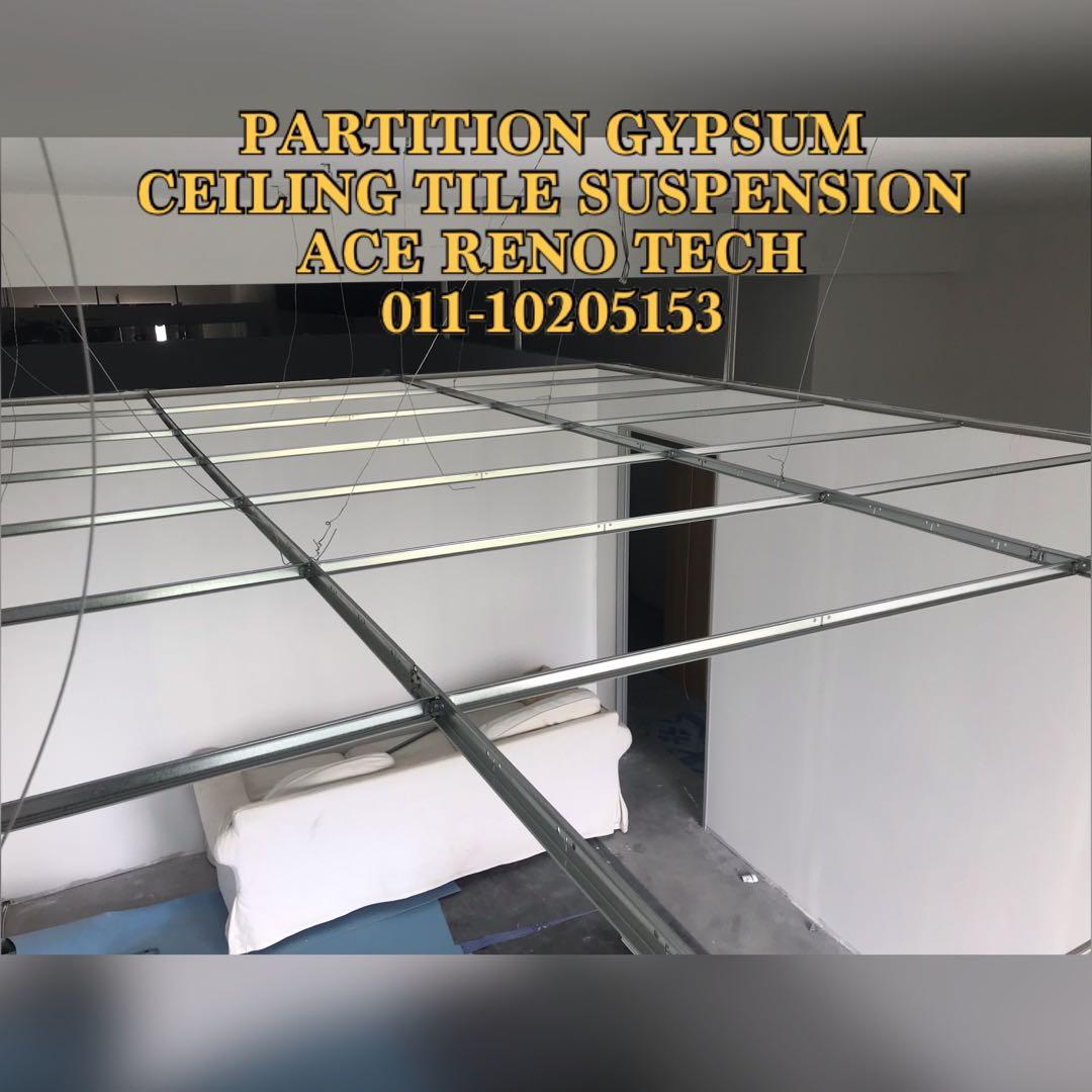 Ceiling Tile 2x4 Suspension Installation, Services, Home Services ...