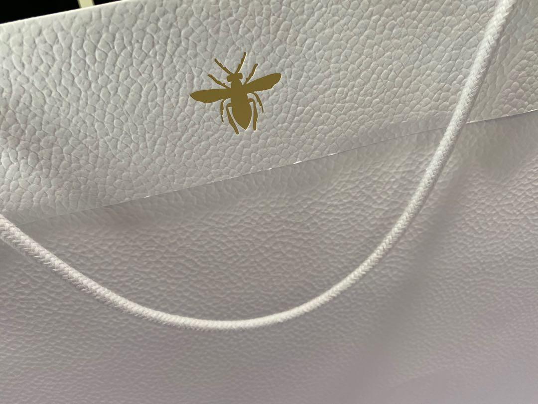 Christian Dior gold wording huge paper bag L64cm W19cm H51cm, Luxury ...