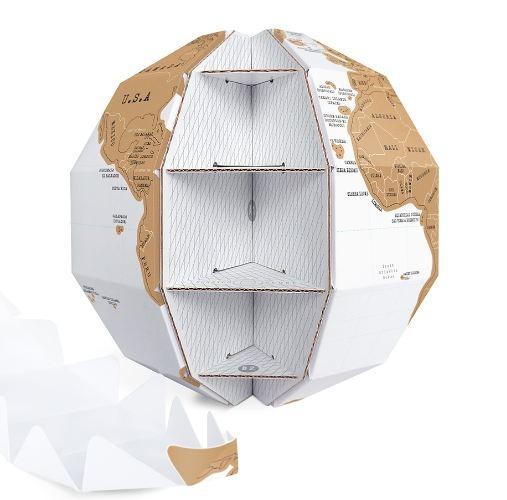 DIY 3D Globe Model With Scratch World Map, Hobbies & Toys, Stationery ...