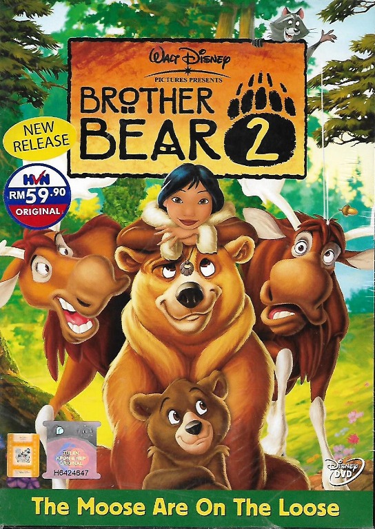 English Animated Movie Brother Bear 2 The Moose Are On The Loose DVD ...