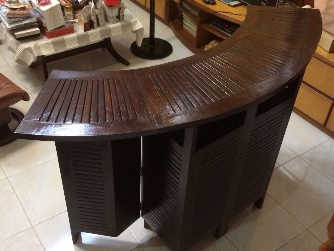 Expandable Bar Counter / Table Top, Furniture & Home Living, Furniture ...