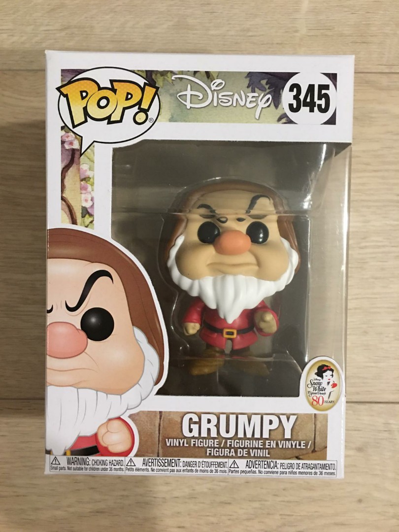 Funko Pop - Disney Snow White and the Seven Dwarfs Grumpy, Hobbies ...