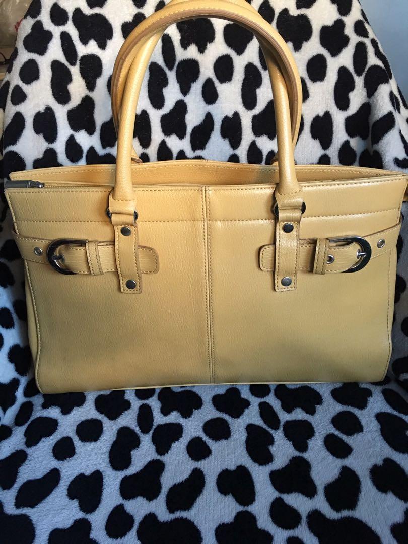 Guerlain paris yellow handbag, Women's Fashion, Bags & Wallets, Purses ...