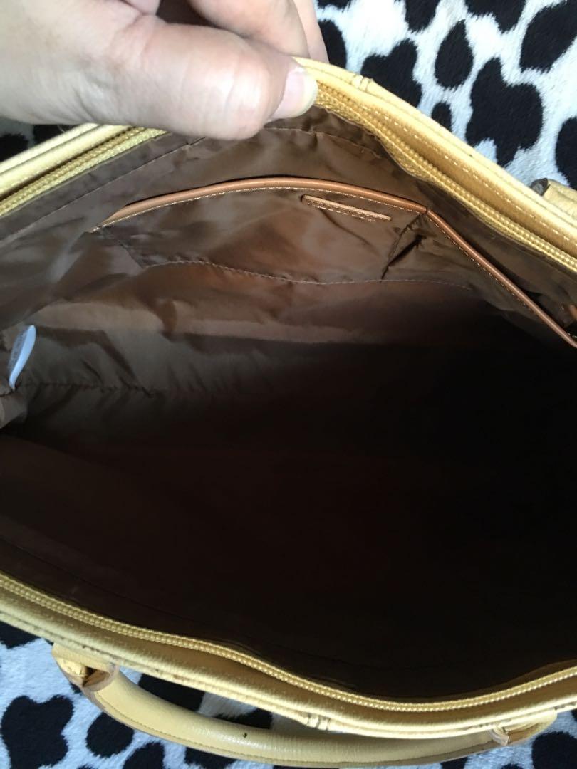 Guerlain paris yellow handbag, Women's Fashion, Bags & Wallets, Purses ...