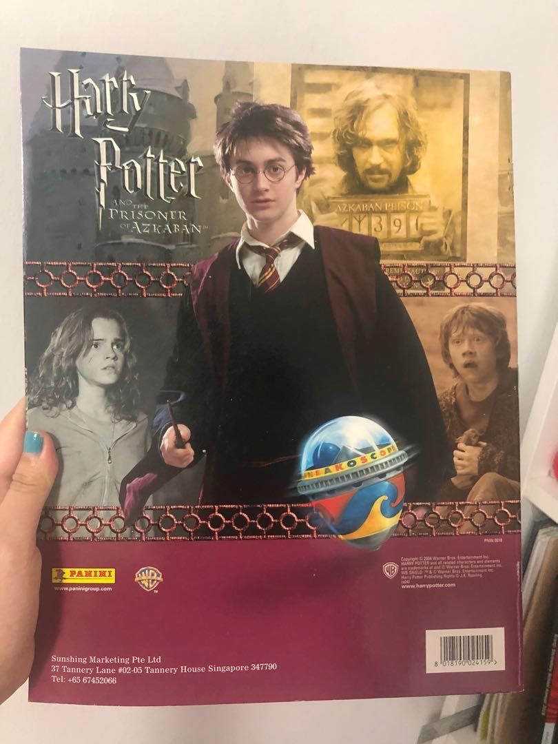 Harry Potter sticker album complete set panini prisoner of azkaban POA ...