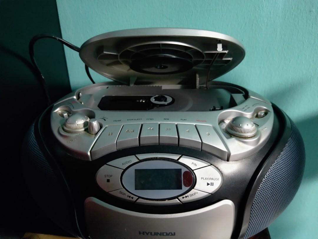 Hyundai VCD. CD. MP3. CDR. Cassette.Disc Player, Audio, Portable Music ...