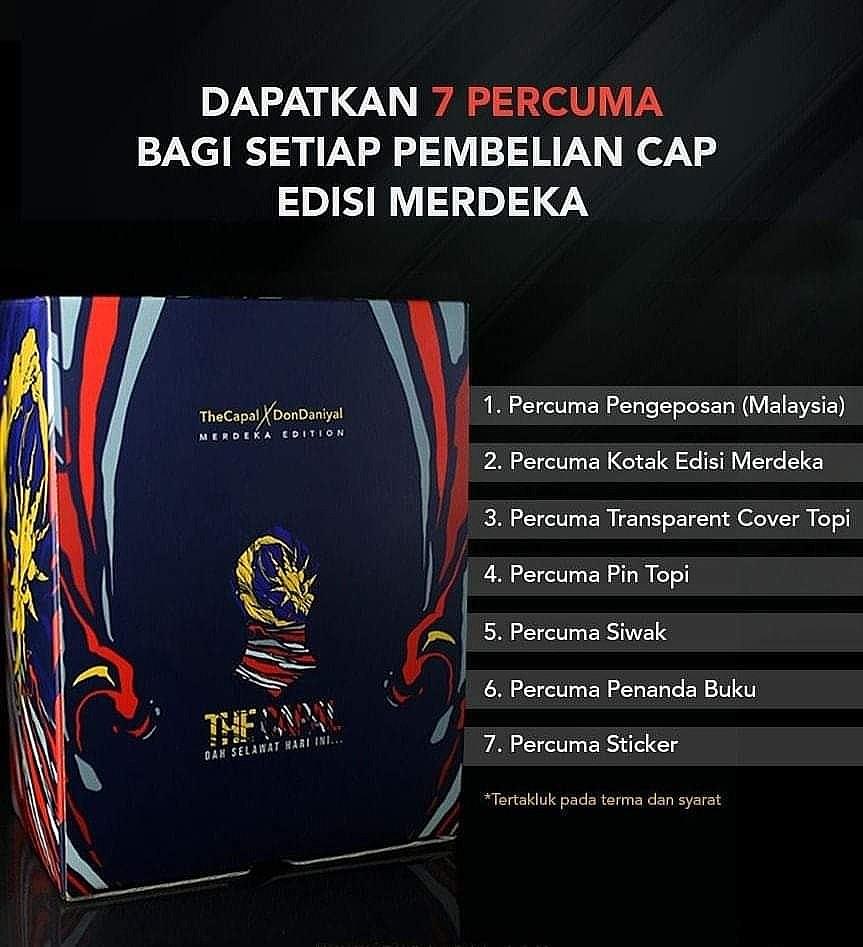 INSTOCK! AUTHENTIC! THE CAPAL KIDS & ADULTS MERDEKA SNAPBACK CAP ...