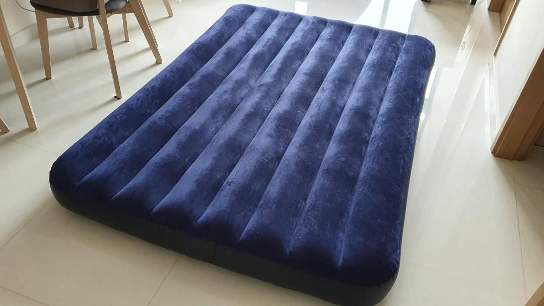 Intex Air Mattress queen size, Furniture, Beds & Mattresses on Carousell