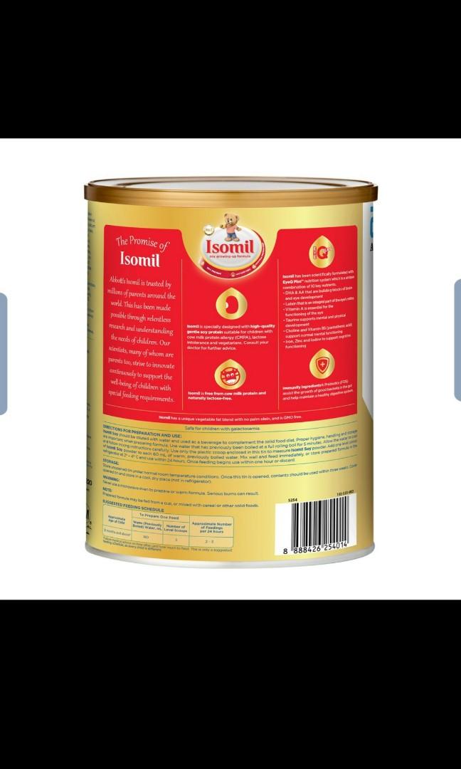 Isomil Soy Stage 3 850g, Babies & Kids, Nursing & Feeding, Weaning ...