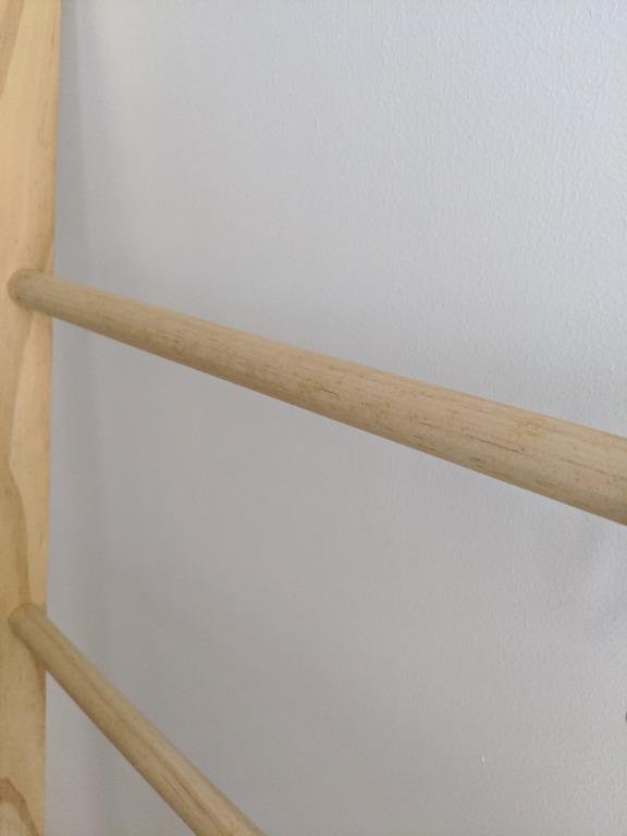 x 1 Japanese Style Wood Ladder Display Rack, Furniture & Home Living ...