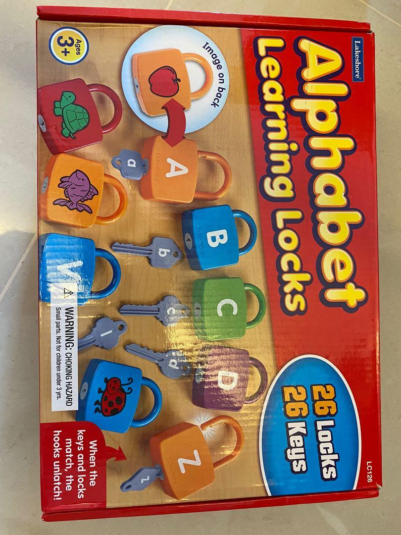 Lakeshore alphabet learning locks, Hobbies & Toys, Toys & Games on ...
