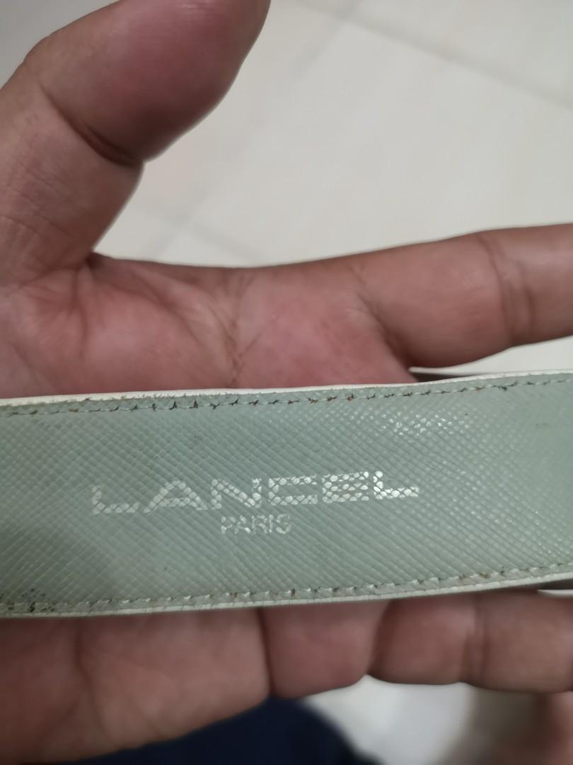 Lancel belt putih, Men's Fashion, Watches & Accessories, Belts on Carousell