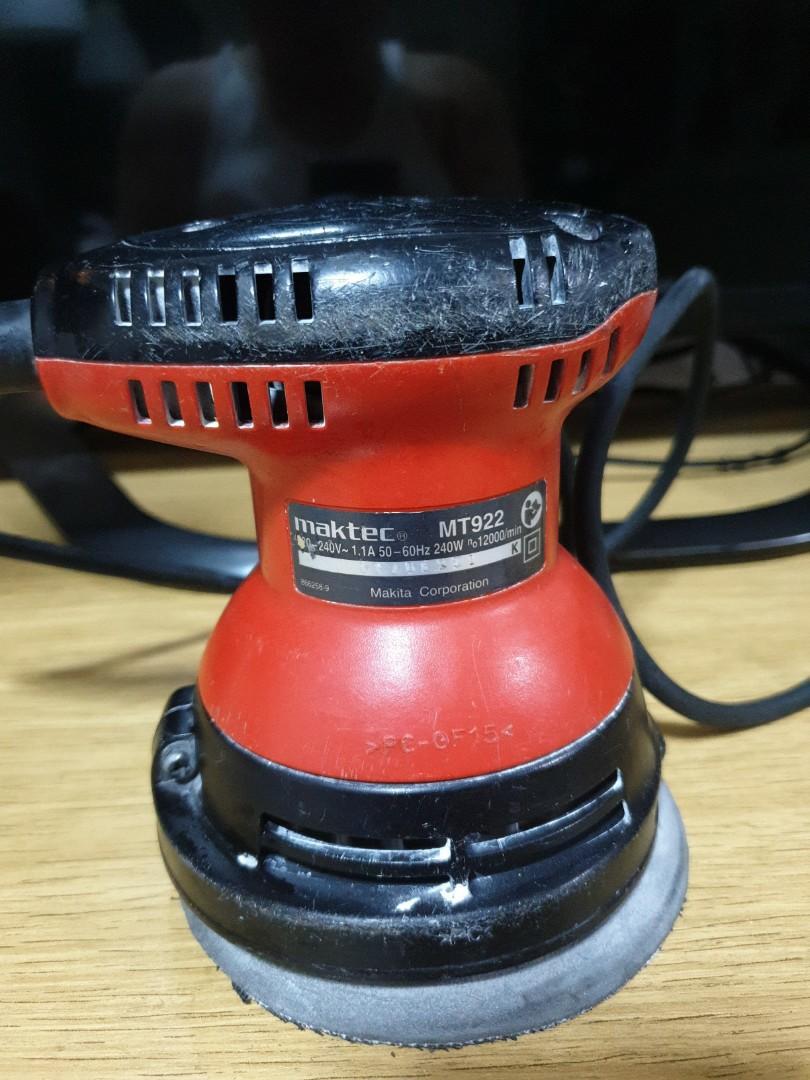 Maktec MT922 Electric Sander (by Makita), Furniture & Home Living, Home ...