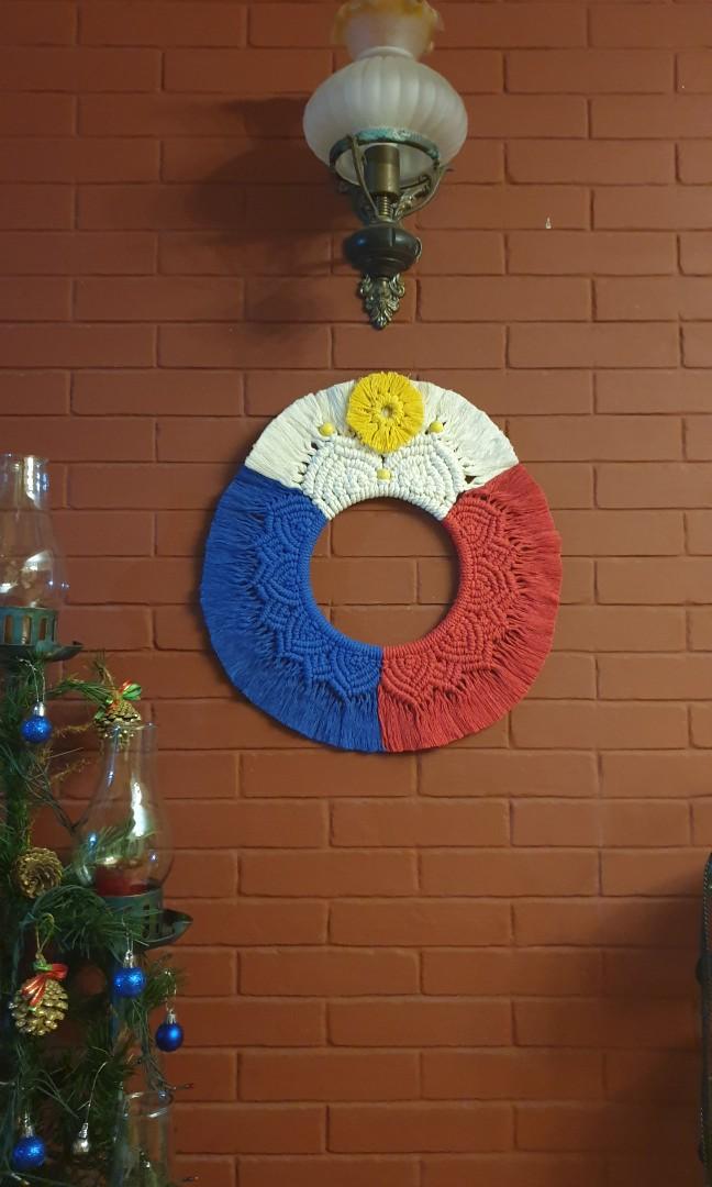 Mandala macrame Philippine flag, Hobbies & Toys, Stationary & Craft ...