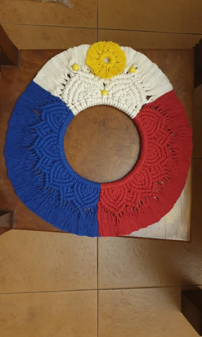 Mandala macrame Philippine flag, Hobbies & Toys, Stationary & Craft ...