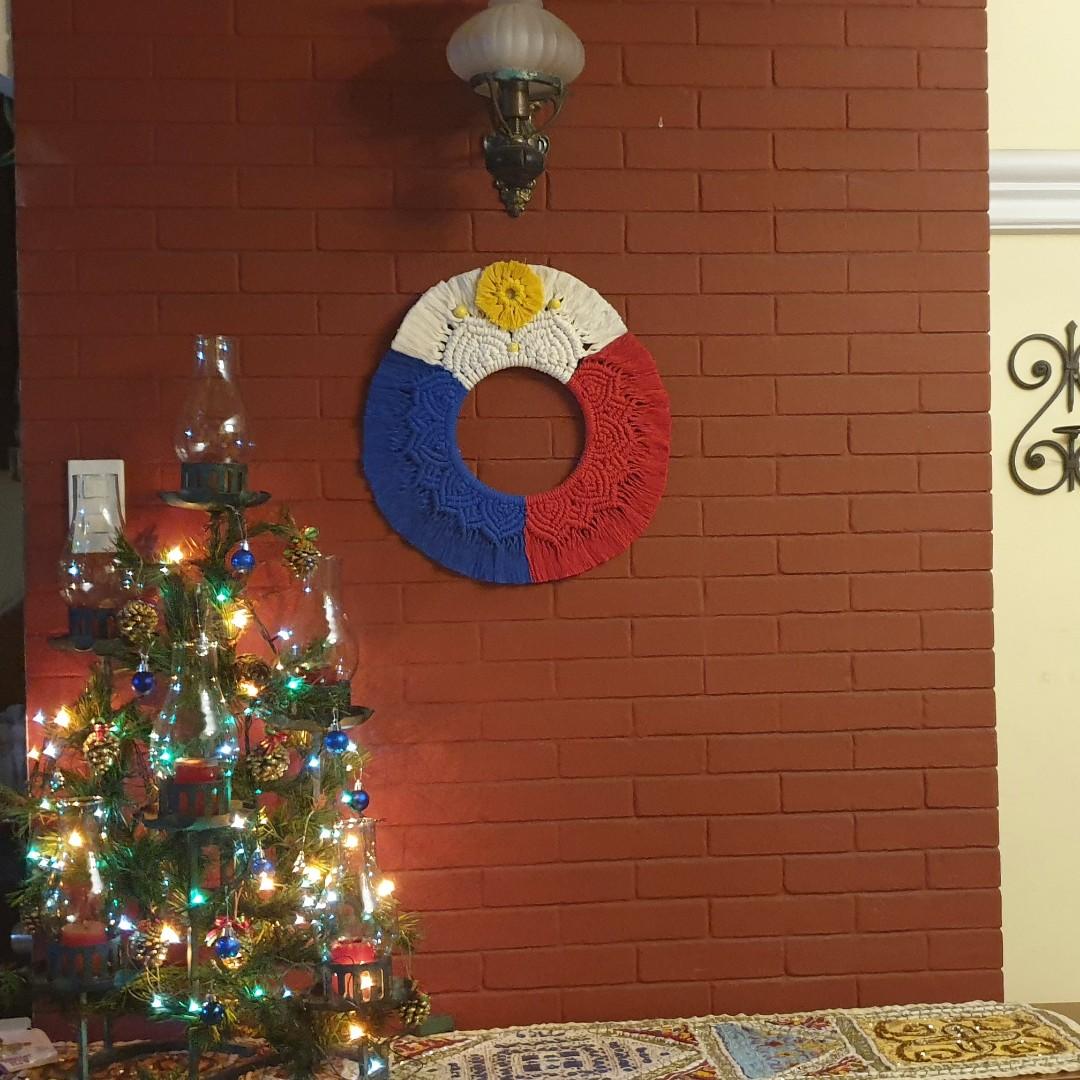 Mandala macrame Philippine flag, Hobbies & Toys, Stationary & Craft ...