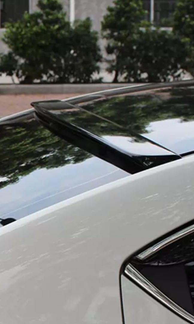 Mazda 3 Sedan Rear Roof Spoiler, Car Accessories, Accessories on Carousell