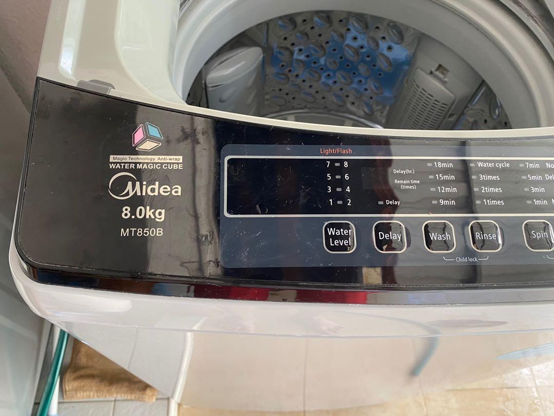 Midea 8kg washing machine, TV & Home Appliances, Washing Machines and ...