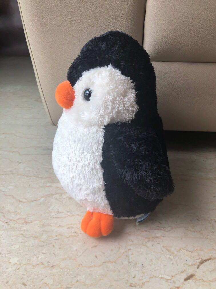 Mini Toons Penguin Stuffed Toy, Hobbies & Toys, Toys & Games on Carousell